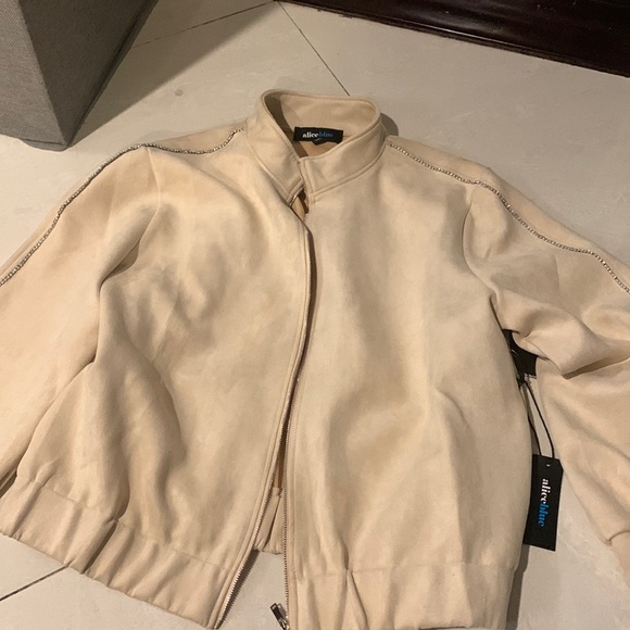 Alice Blue | Jackets & Coats | Suede Jacket | Poshmark